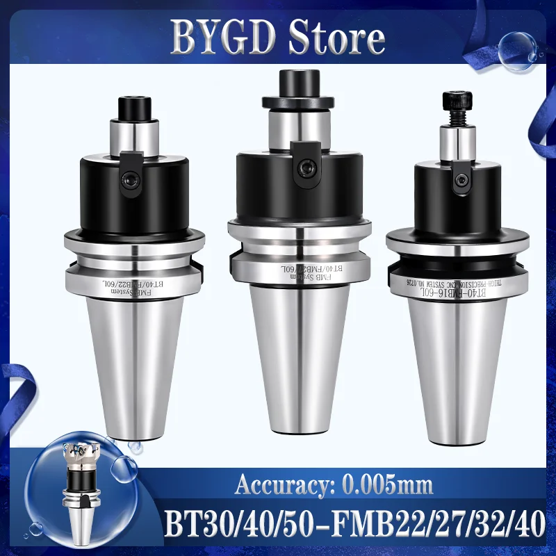 BYGD BT30 BT40 FMB16 FMB22 FMB27 FMB32 FMB40 Tool Holder Matched with 300R 400R EMR MFWN900 Face ...