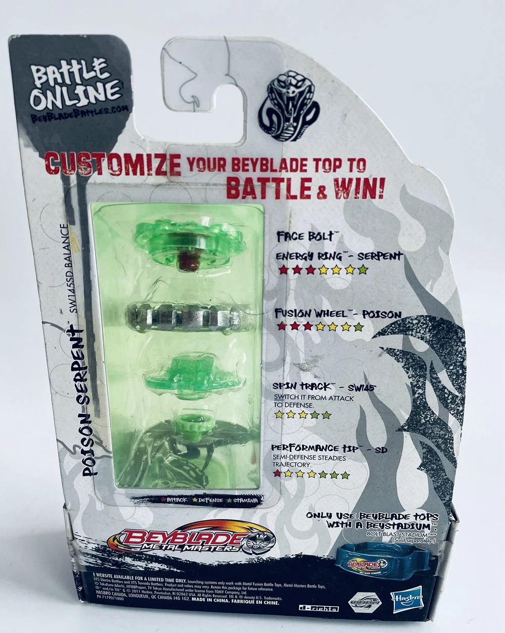 Beyblade Poison Serpent Tip