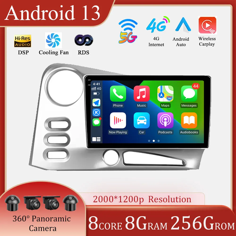 For-Toyota-Corolla-Matrix-2003-2008-Car-Radio-With-Bluetooth-Navigation ...