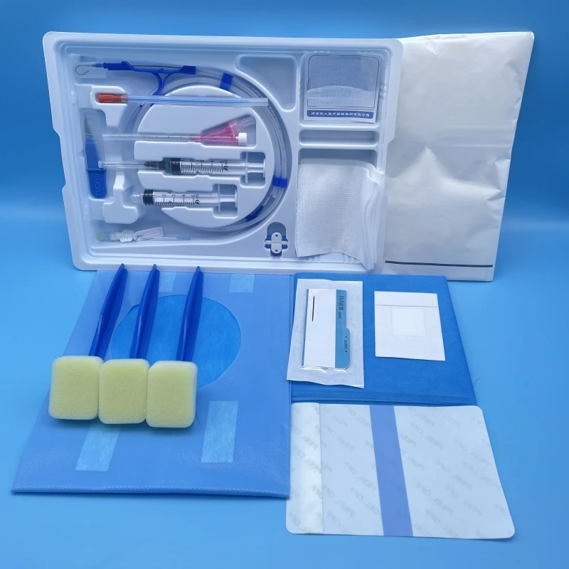 Disposable-central-venous-catheter-kit-with-single-lumen-double-lumen ...