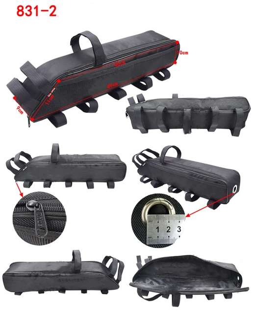 Electric Bike Trapezoid Bag Bicycle Rear Ebike Case 18650 Battery Pack ...