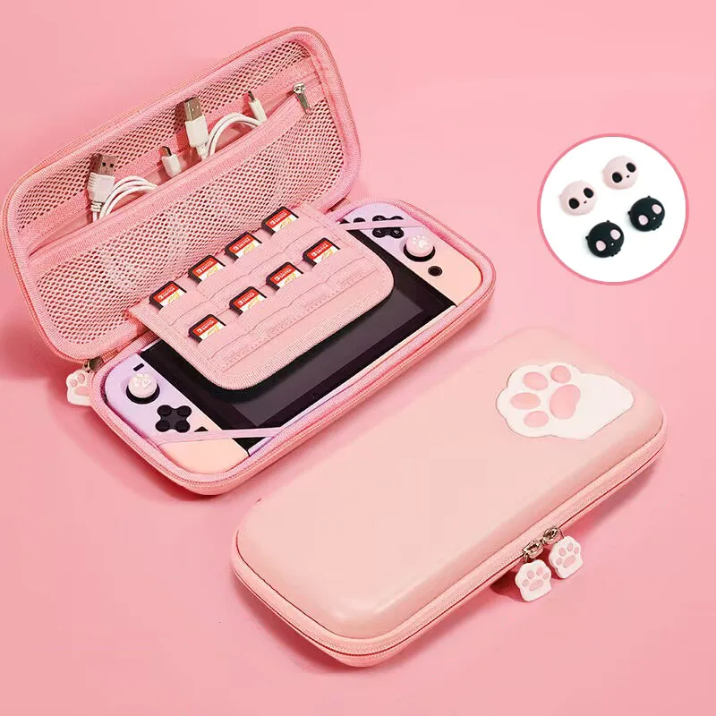 Cute Cat Carrying Case for Nintendo Switch Protective Case Cover ...