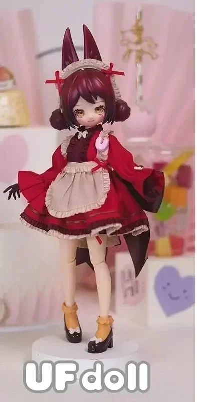 Figura original de la serie Mini Tea de Ufdoll, caja ciega, muñeca Bjd móvil, serie de ...