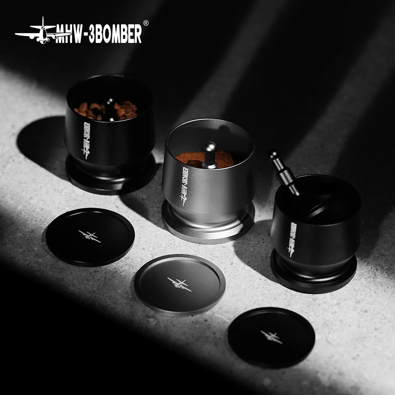 MHW-3BOMBER-Coffee-Dosing-Funnel-Aluminum-Alloy-Blind-Shaker-Fit-51-54 ...