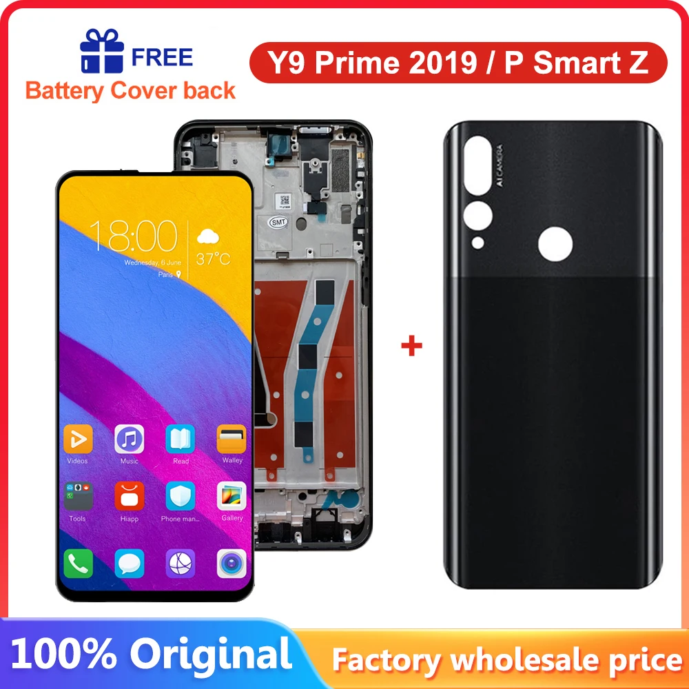 Original 6.59''For Huawei Y9 Prime 2019 / Huawei P Smart Z LCD Display ...