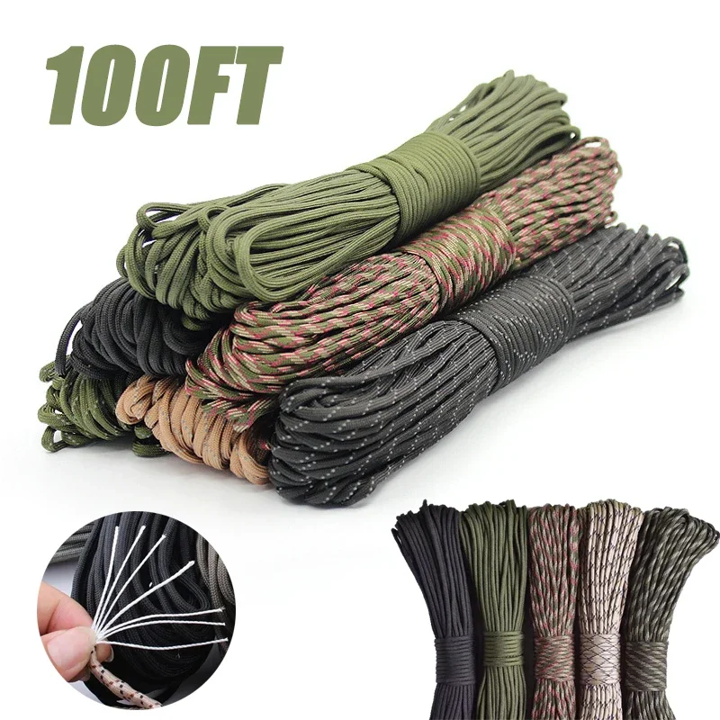 100FT Military Paracord 7 Strand 4mm – Tranquil Home Store