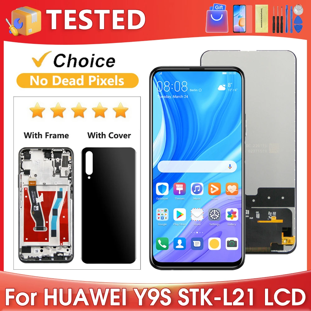 6.59''For HUAWEI Y9S For P Smart Pro 2019 STK-L21 LX3 L22 LCD Display ...