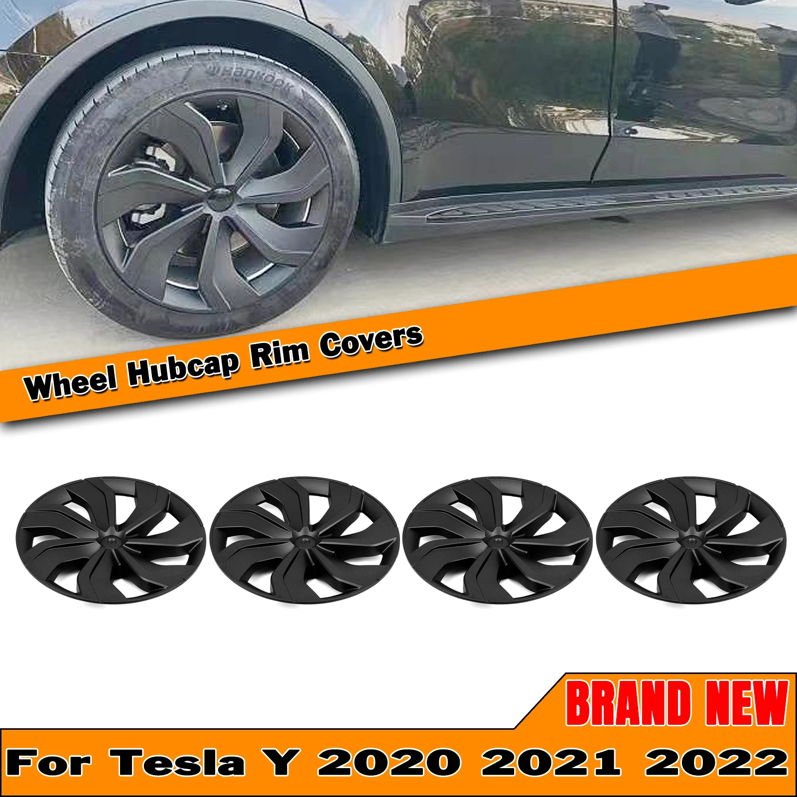 4PCS 19" DIY Car Wheel Hub Cap Full Cover Hubcap Decor Automotive ...