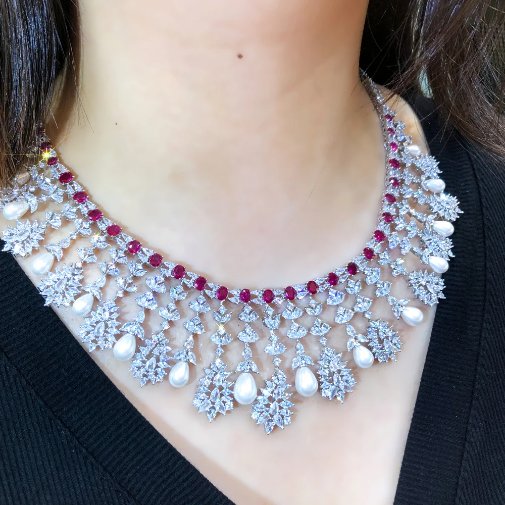 Missvikki-5-Colors-Shiny-Luxury-Princess-Necklace-Bangle-Earrings-Ring ...