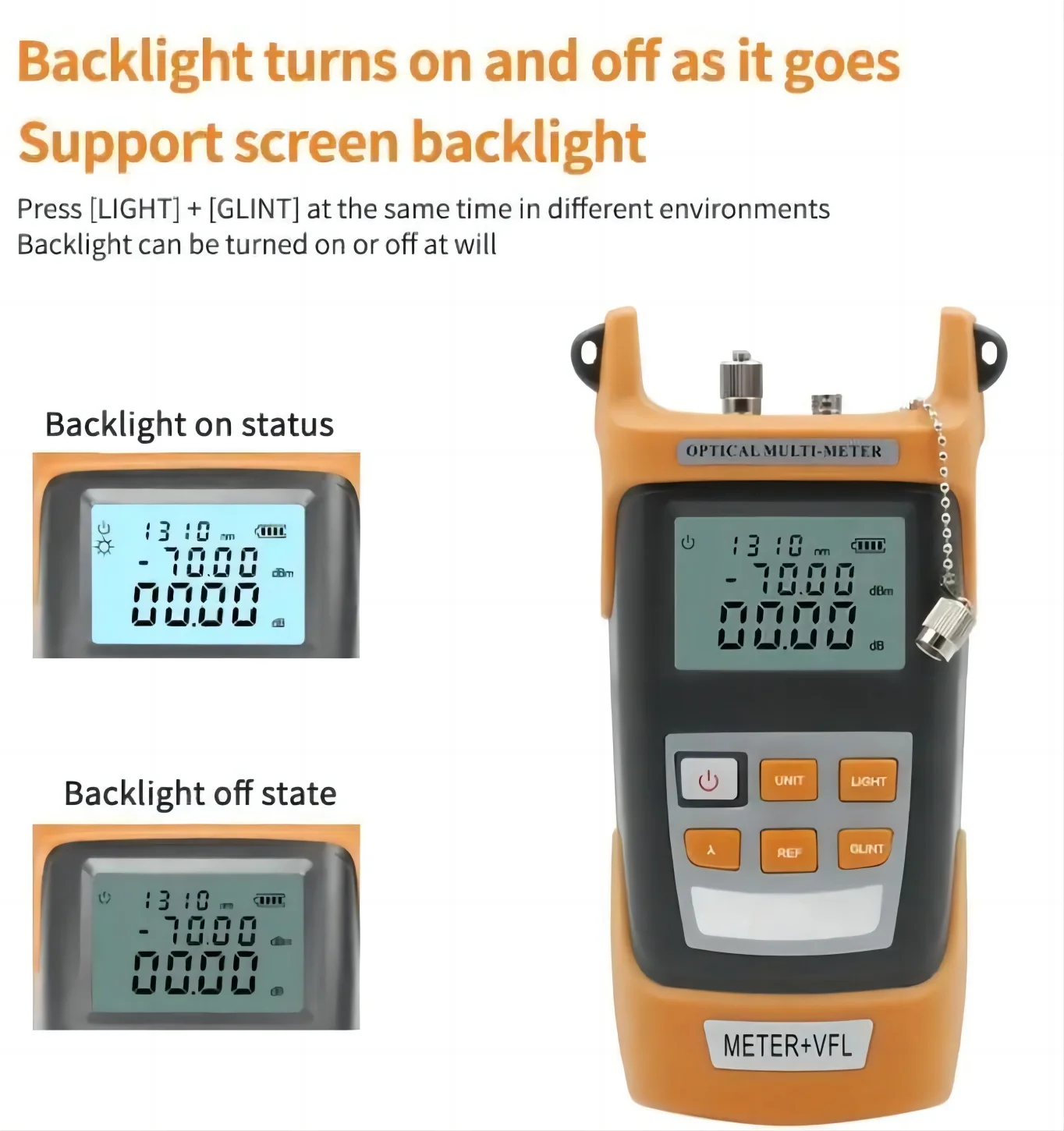 KEXINT Single Mode Fiber Optic Tools Fiber Optic Meter with High ...