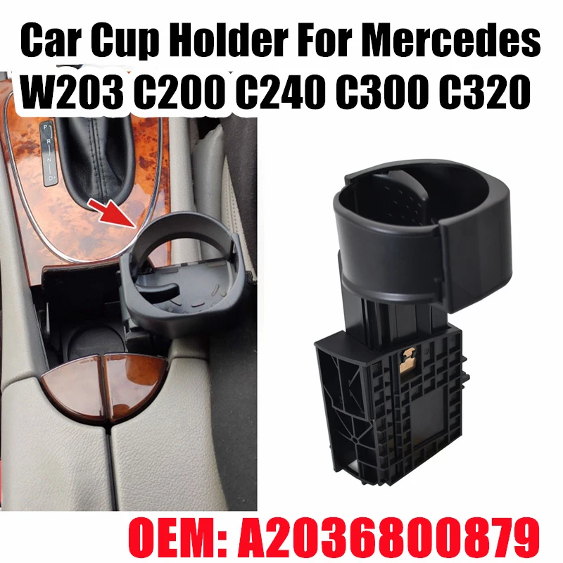 2036800879-New-Center-Console-Drink-Water-Cup-Holder-For-Mercedes-Benz ...