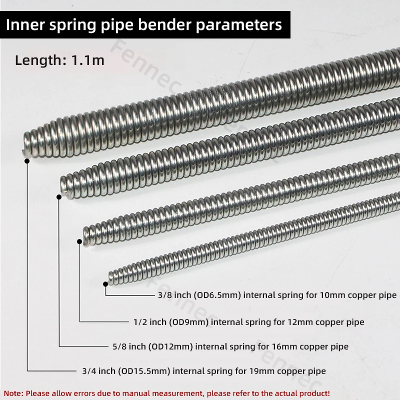 10mm internal pipe bending spring store