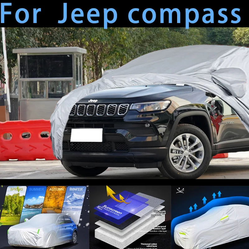 For-Jeep-compass-Car-protective-cover-sun-protection-rain-protection-UV ...