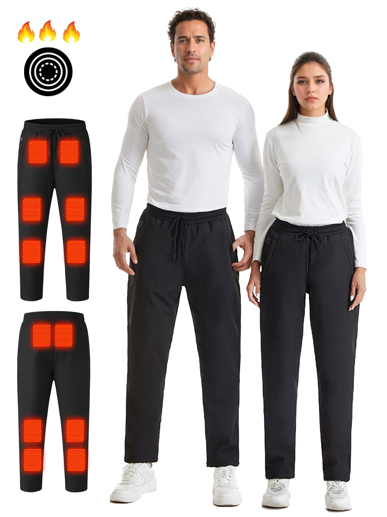 Heated Ski Wear: USB Electric Pants with 12 Heating Zones – YoloGoodies.com