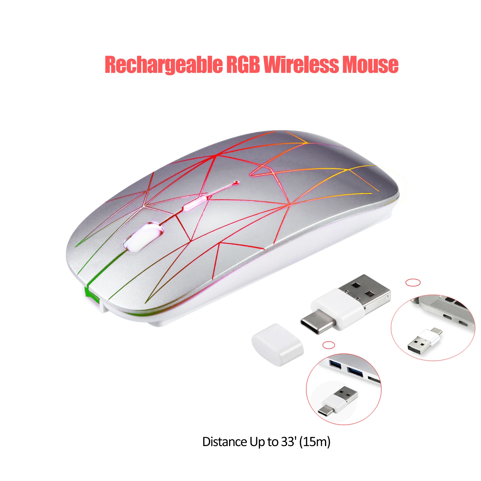 Wireless-RGB-Mouse-Rechargeable-LED-2-4G-Slim-Silent-Adjustable-DPI ...