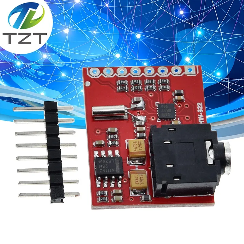 TZT-Si4703-RDS-FM-Radio-Tuner-Evaluation-Breakout-Module-For-Arduino ...
