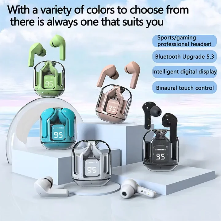 Air 31 Air buds Wireless Bluetooth EarBuds Stereo Earphones with Power ...