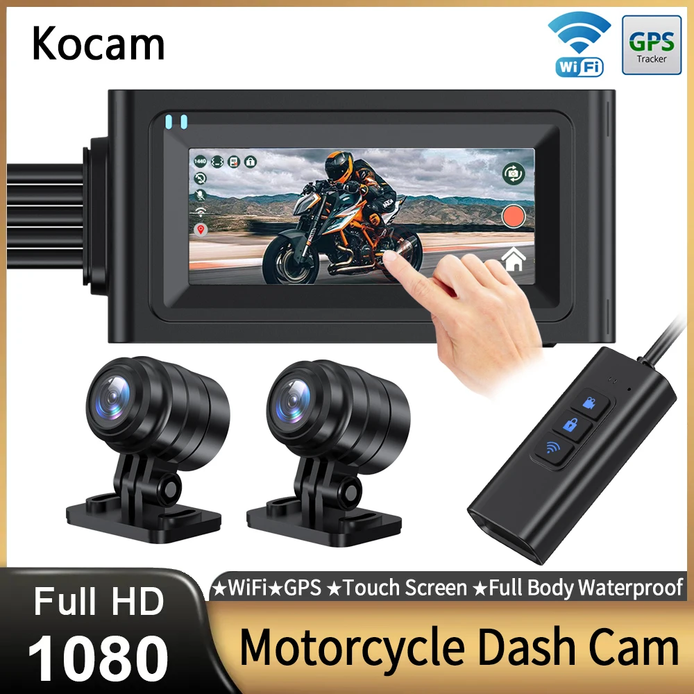 Motorcycle-Camera-Touch-Screen-Wifi-GPS-Motocycle-DVR-HD-1080P-Dual ...