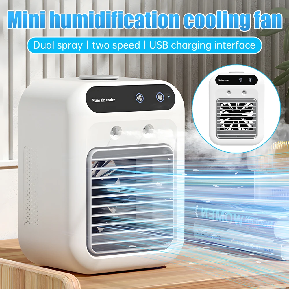 Mini-Desktop-Air-Conditioner-Portable-Water-Cooling-Fan-Dual-Spray-2 ...