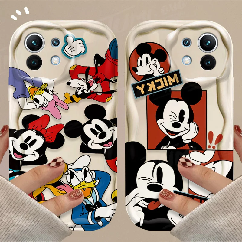 Cartoon-Disney-Mickey-Mouse-Wave-Case-For-Xiaomi-Mi-13T-12T-11-Lite-5G ...