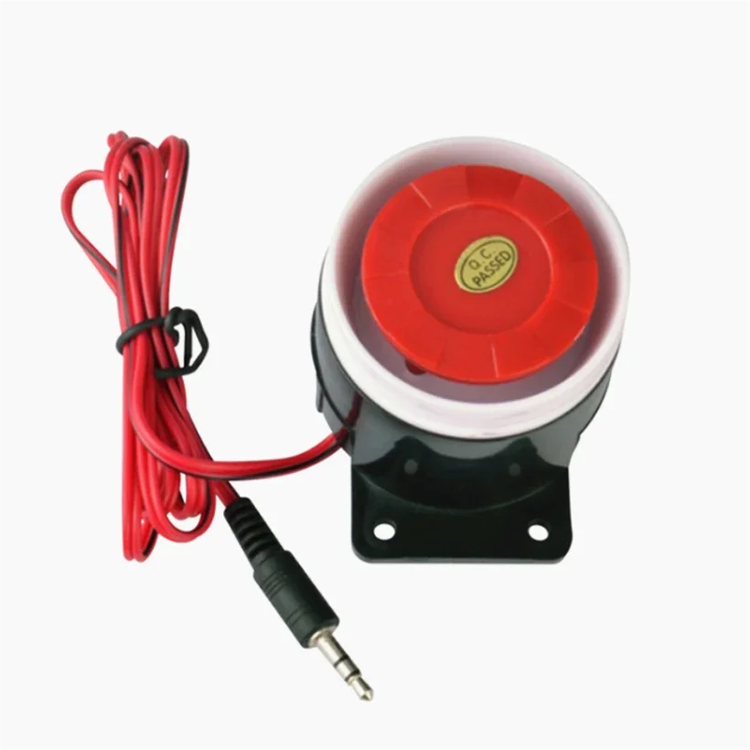 DC 12V Wired Mini Horn Siren Home Security Sound Alarm System 105dB ...