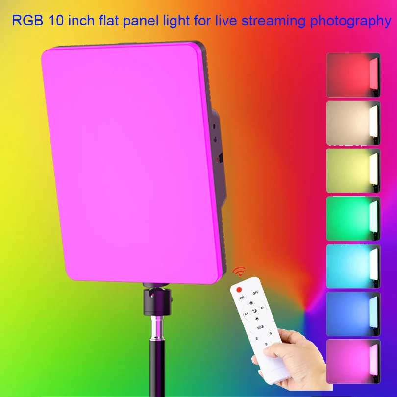 10inch RGB LED Photography Video Light Panel Lighting Photo Studio Lamp ...