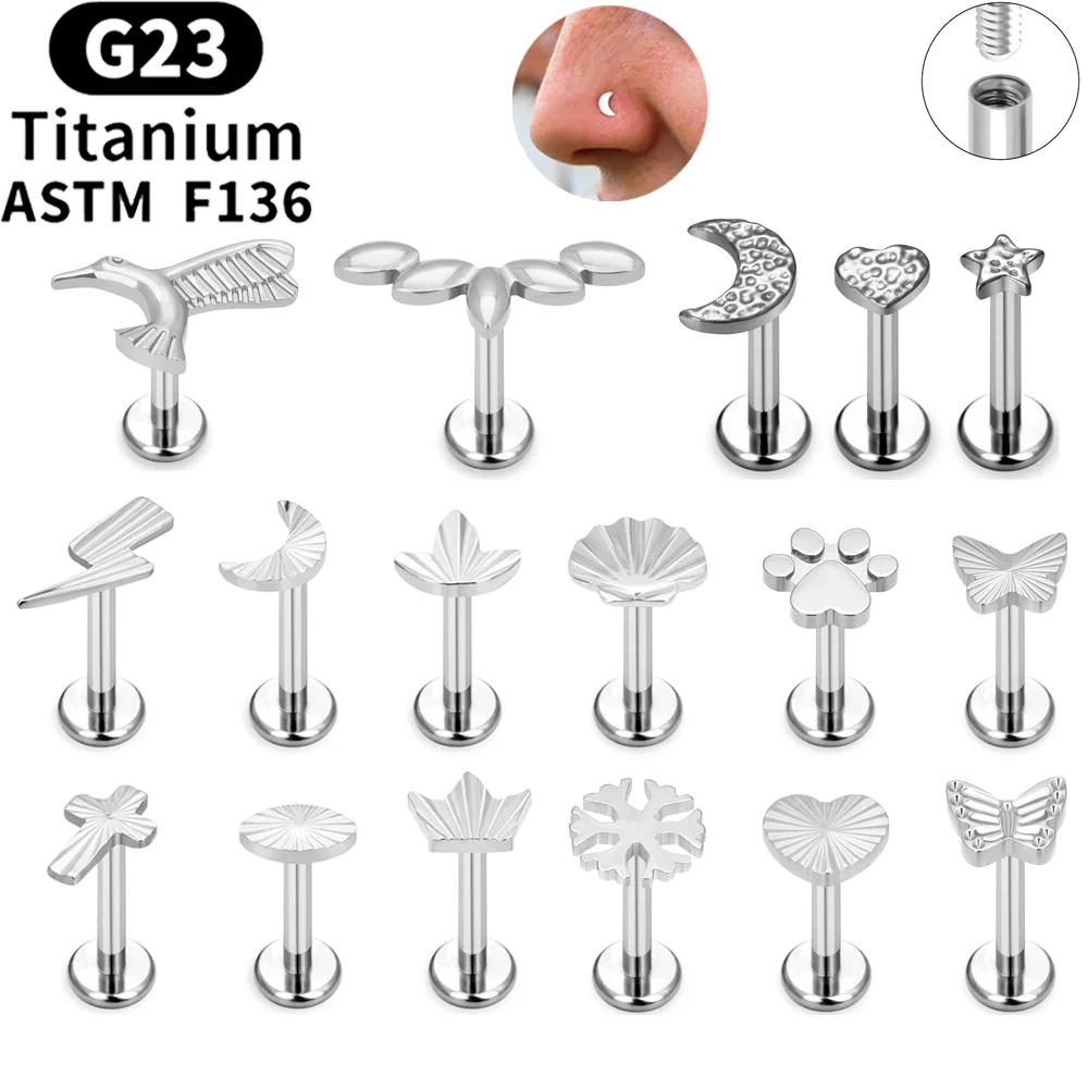1pcs-5pcs-G23-Titanium-Piercing-Nose-piercing-nose-stud-sexy-ear-stud ...