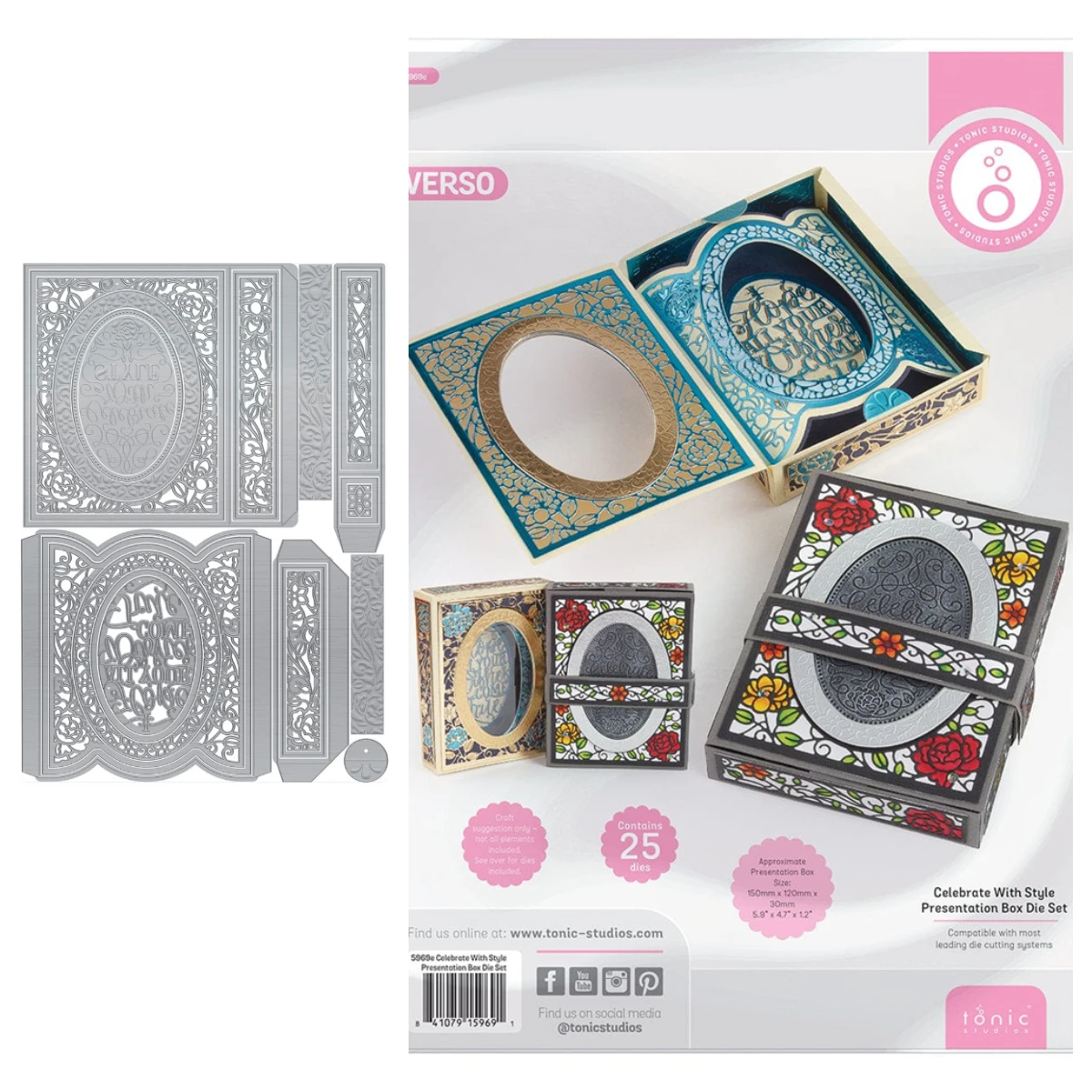 2025 New Tonic Metal Cutting Dies Celebrate with Style Presentation Box ...