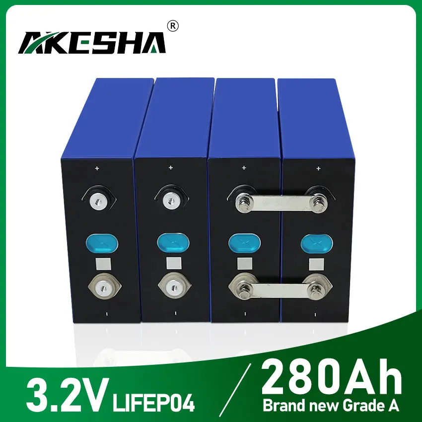 New-280Ah-Grade-A-Lithium-Iron-Phosphate-3-2V-LiFePO4-Battery-Cell-24V ...