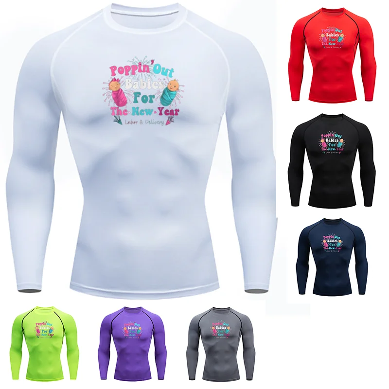 Men's Compressed Shirt Sports Quick Drying Fitness T-shirt Tight Sweat ...