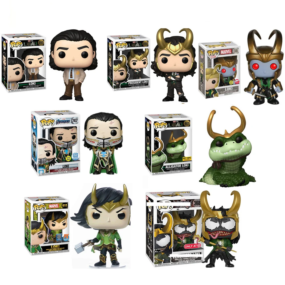 pop-Marvel-Loki-Action-Figure-Alligator-Loki-901-President-Loki-898 ...