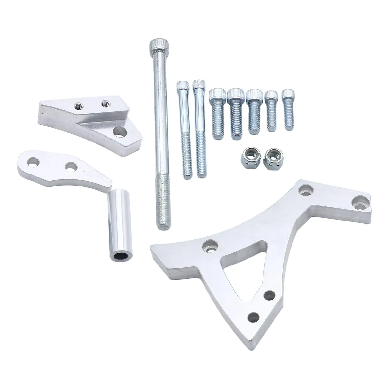 Alternator Bracket Mounting Kit Auto Replace Mount Aluminum D/Side Mid ...