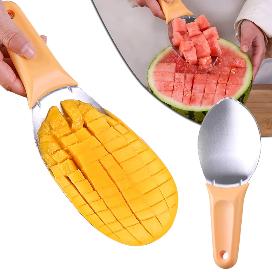 Stainless Steel Mango Slicer Multifunctional Watermelon Knife ...