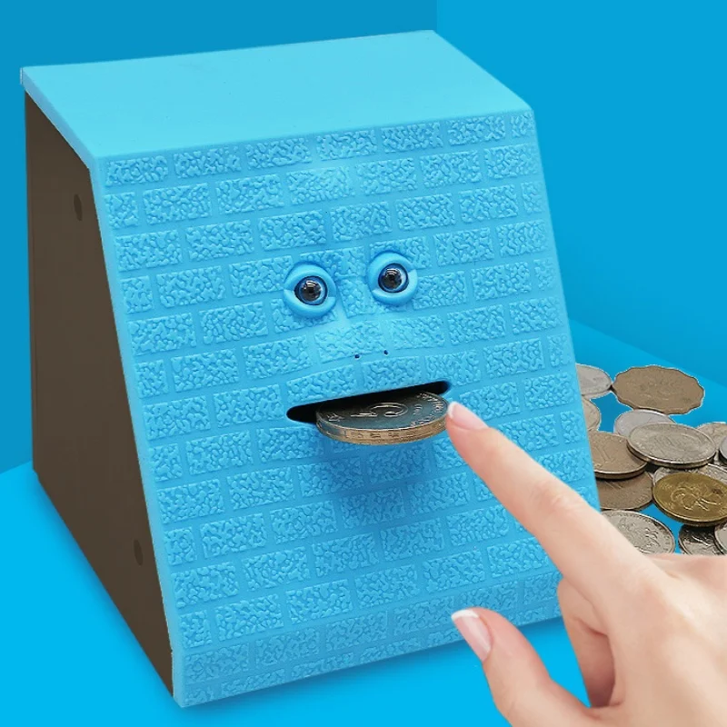 Creative-Face-Piggy-Bank-Fuuny-Eat-Coin-Chewing-Money-Box-Electronic ...
