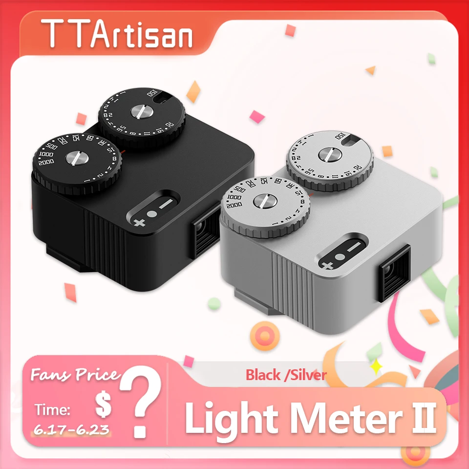 TTArtisan-Light-Meter-II-Cold-Shoe-Brass-for-DSLR-Film-Camera-Light ...