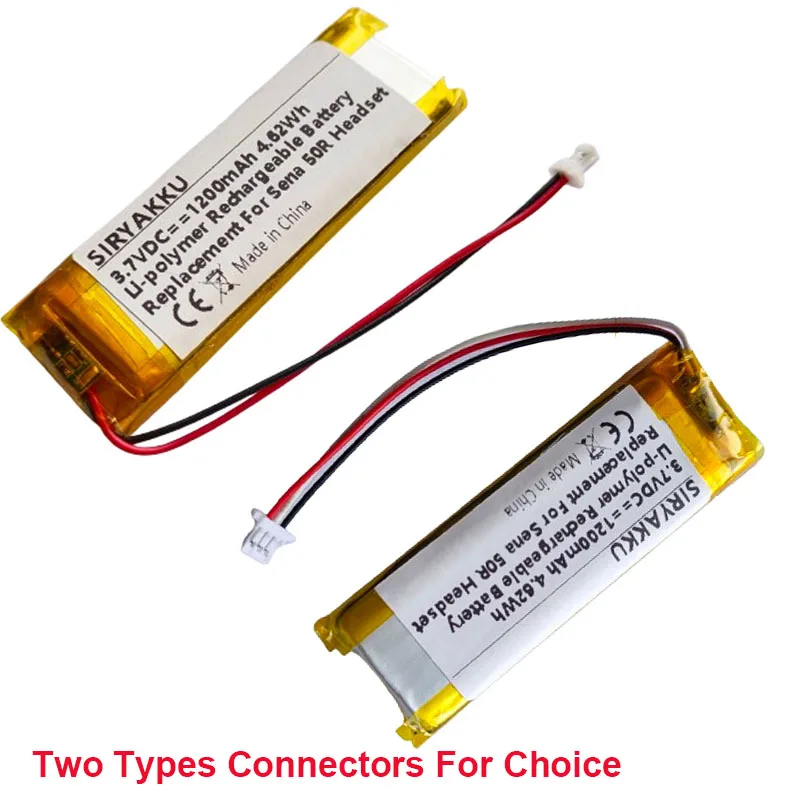 3-7V-1200mAh-Lithium-Polymer-Battery-Replacement-For-Sena-50R-Sports ...