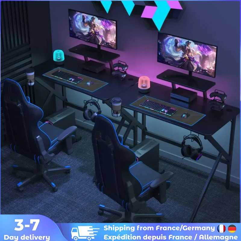 Multifunction-PC-Computer-Laptop-Table-Gaming-Desk-With-Computer-Screen ...