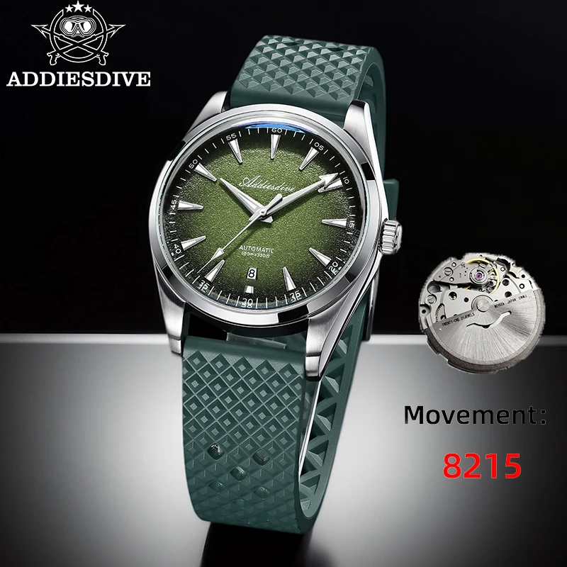 ADDIESDIVE Automatic Mechanical Watch Men 100M Waterproof BGW9 Luminous ...