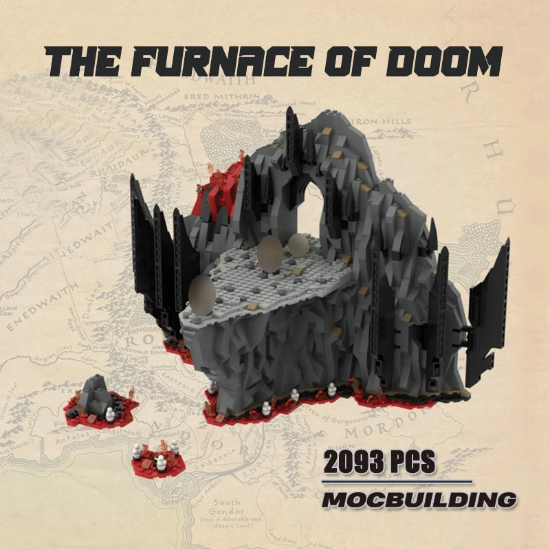 Famous-Movie-Series-UCS-MOC-The-Furnace-of-Doom-Building-Block ...