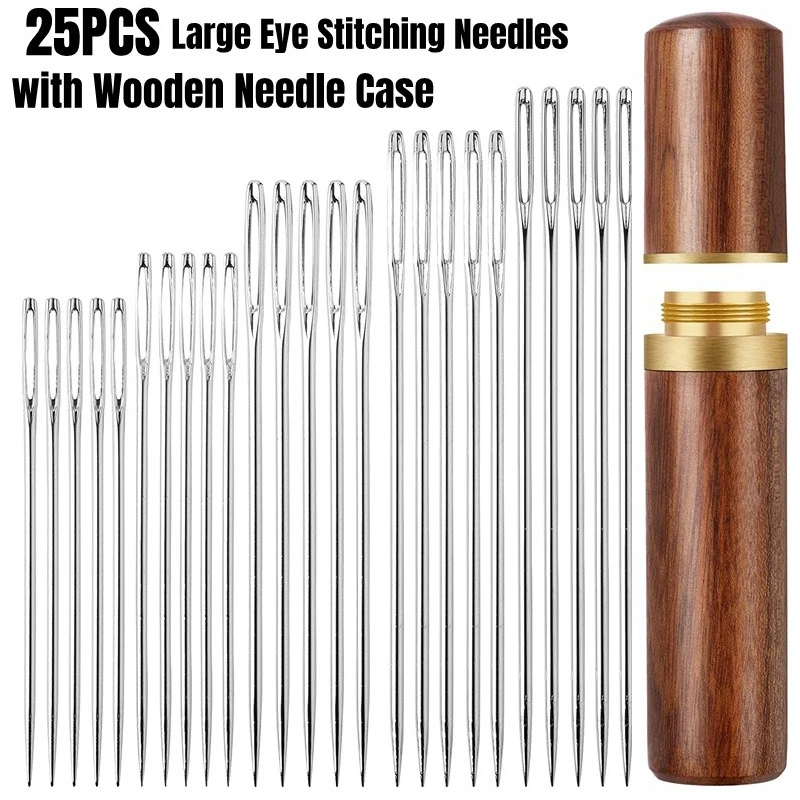5-ukuran-25-buah-jarum-jahitan-mata-besar-jarum-jahit-tangan-tajam-mata ...