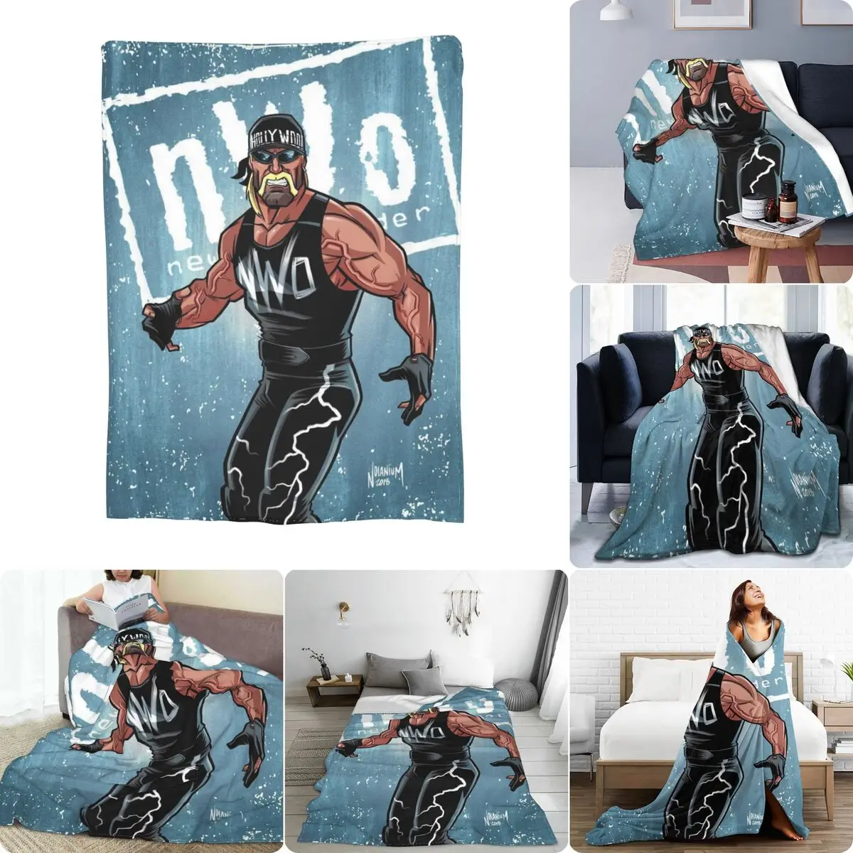 Hulk-Hogan-Ultra-Soft-Micro-Fleece-Blanket-Winter-Textile-Four-Seasons ...
