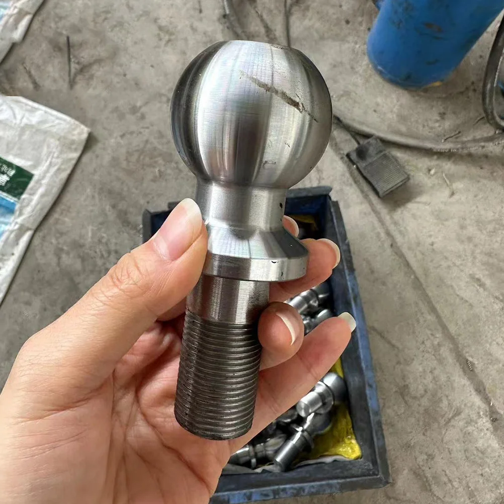 Tow-Ball-Chrome-Hitch-Mount-Tow-Ball-50mm-Shank-Dia-Capacity-3500lbs ...