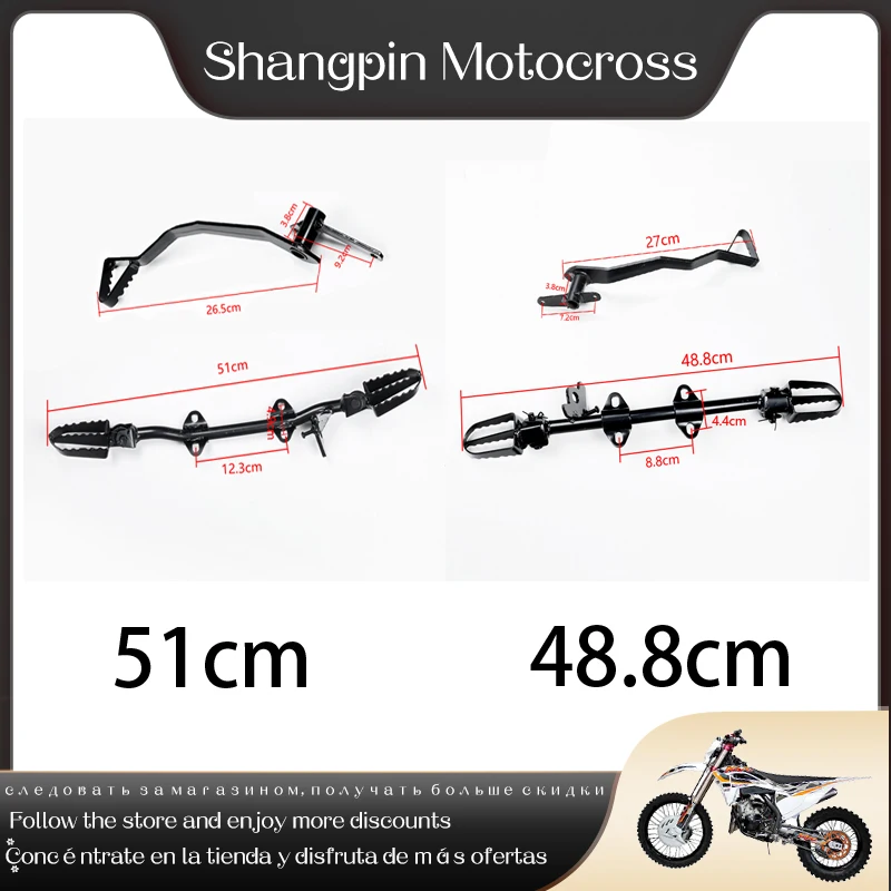 Motocross Footpegs Bracket Footrest | Pit Bike Motorcycle Foot Pegs ...