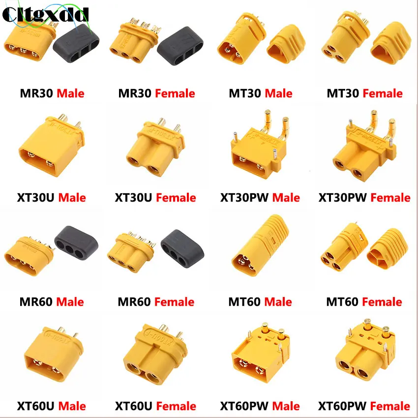 1x MT30 MR30 XT30U XT30PW MT60 MR60 XT60U XT60PW T-Type Male Female ...