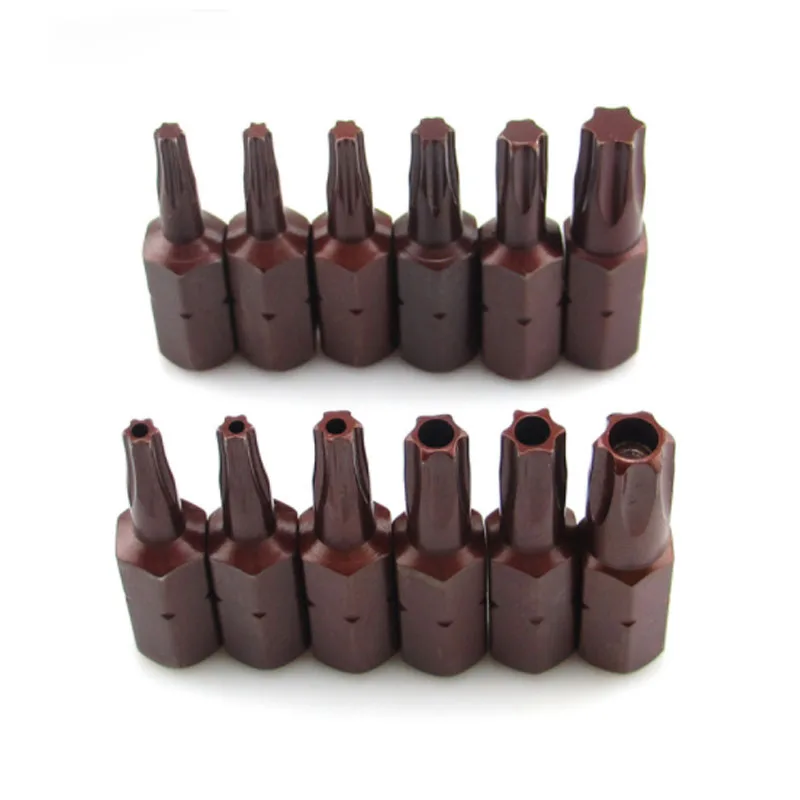12pcs-5pcs-Torx-Screwdriver-Bit-Set-1-4-Hex-Shank-25mm-Length-Antirust ...