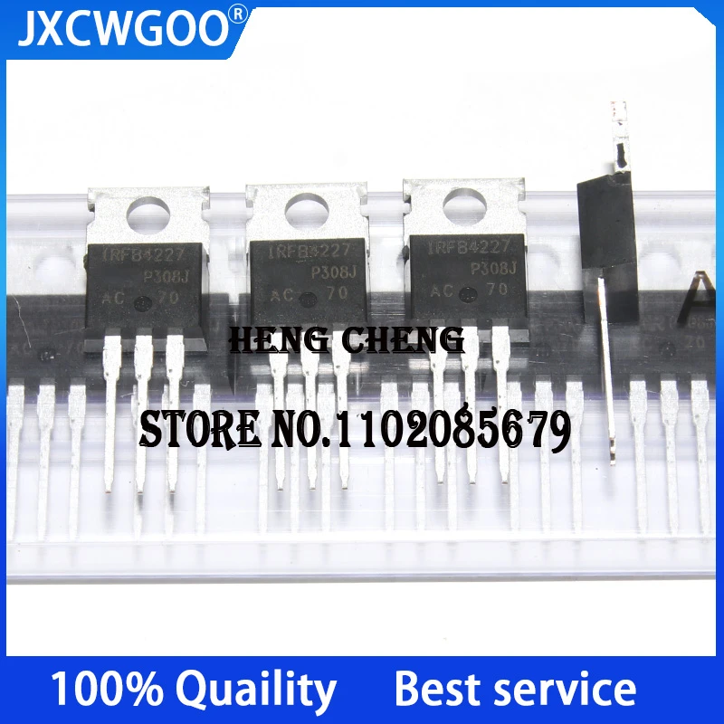 10pcs Irfb4227pbf Irfb4227 4227 To-220 N-channel 200v/65a In-line Mosfet New Original ...