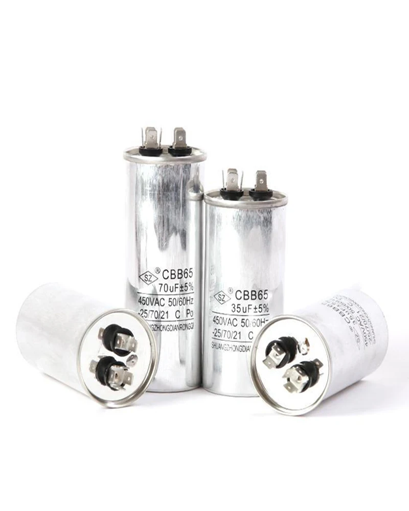 CBB65-450V-AC-Motor-Capacitor-Air-Conditioner-Compressor-Start-Capacitor-20uF-25uF-30uF-35uF ...