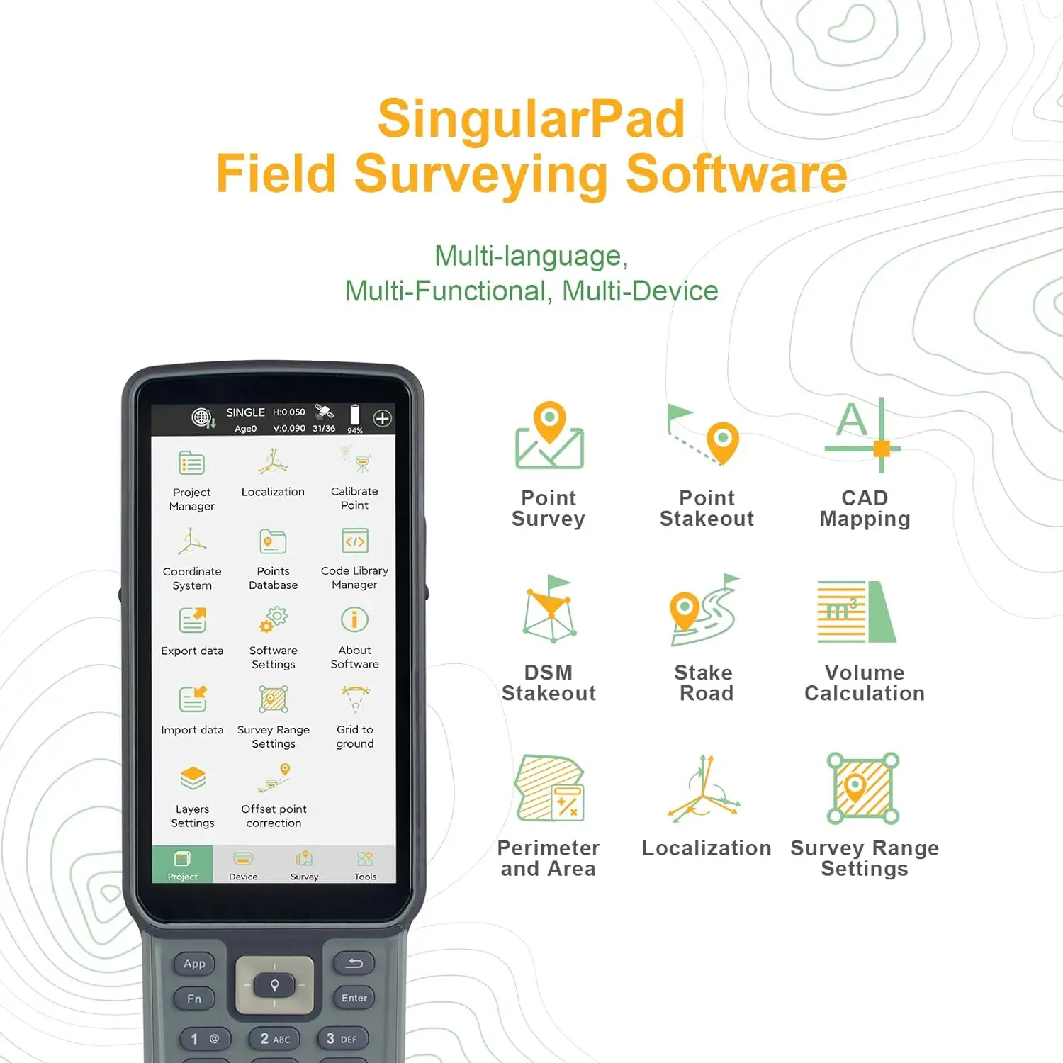SingularXYZ-SingularPad-Software-de-topograf-a-de-campo-Sistema ...
