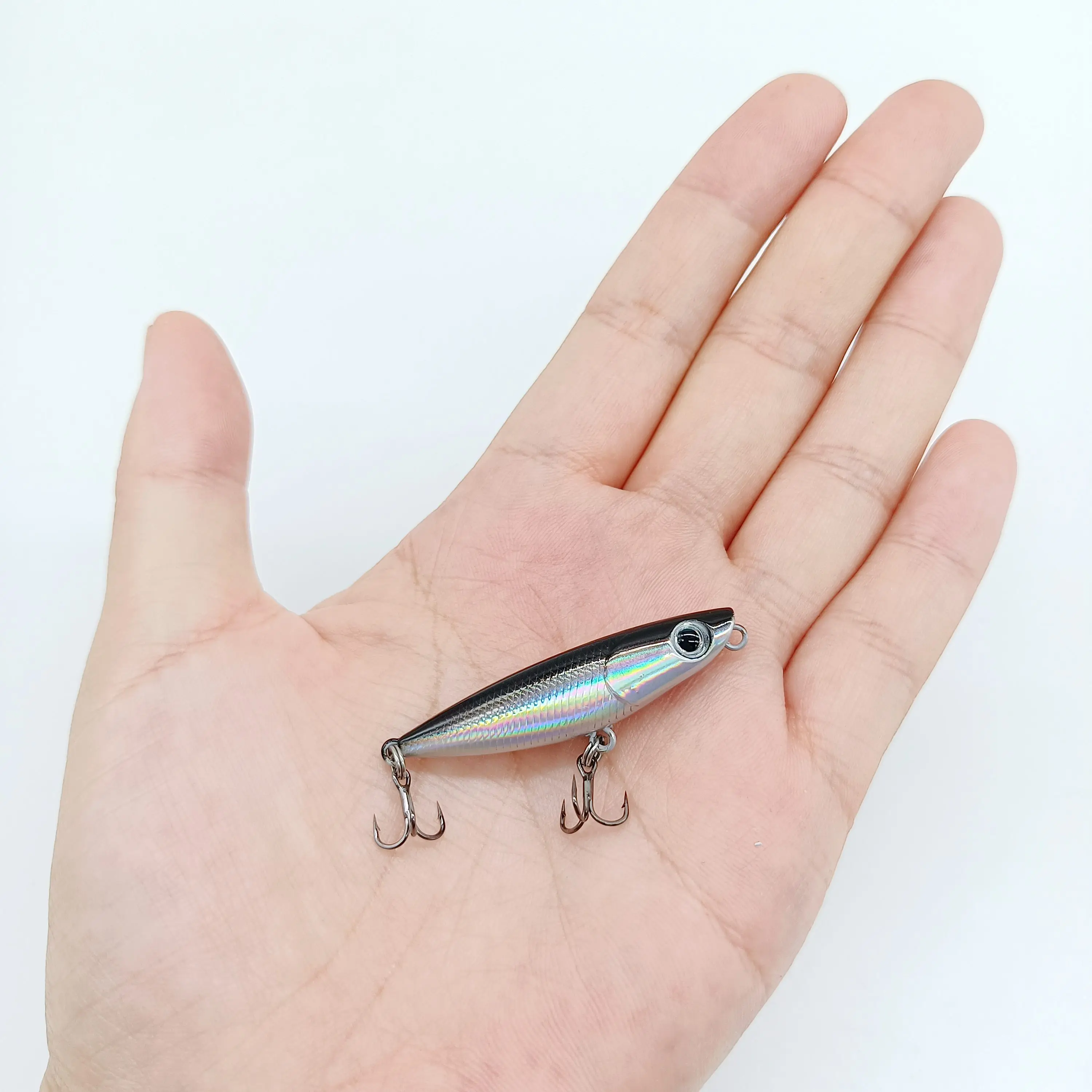 DUODUOYU 1PCS Mini Pencil Fishing Lure 43mm/ 1.9g Micro Topwater Walk ...