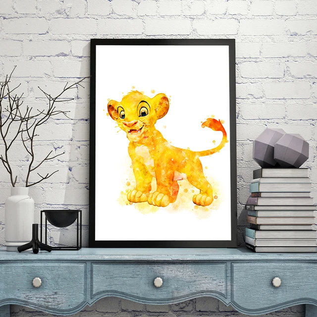 Lion King Baby Simba Painting